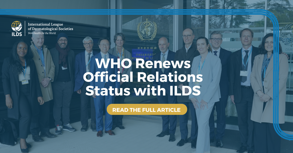WHO Renews Official Relations Status with the ILDS - ILDS